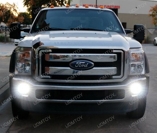 Ford F250 F350 F450 Super Duty 80W High Power LED Fog Light Kit