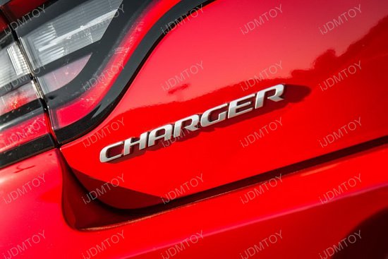 Dodge Charger Chrome Rear Trunk 3D Alloy Metal Letters Stickers
