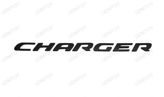 Dodge Charger Chrome Rear Trunk 3D Alloy Metal Letters Stickers